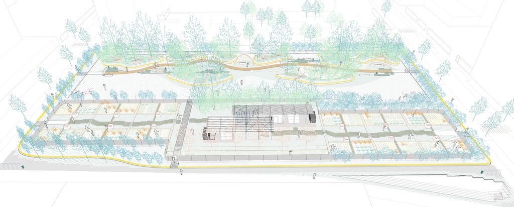 Aménagement du parc Jarrow - Epinay sur Seine